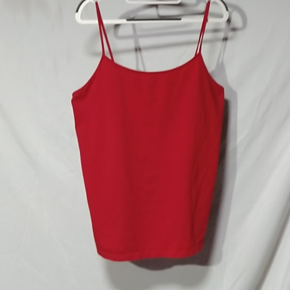 Faded Glory | Tops | Red Spaghetti String Tank | Poshmark